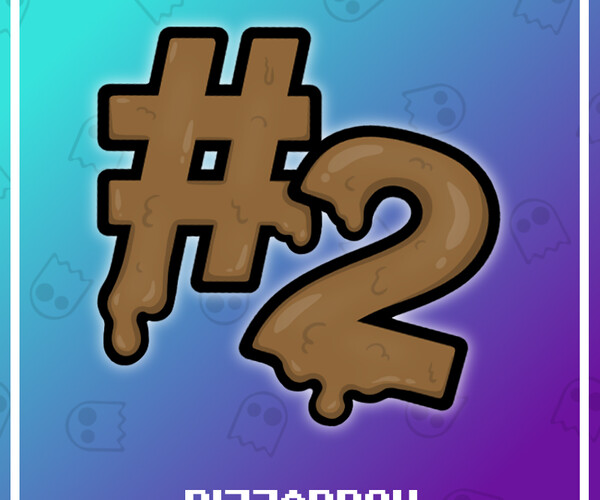 ArtStation - Twitch Emote: Brown Number Two | Artworks