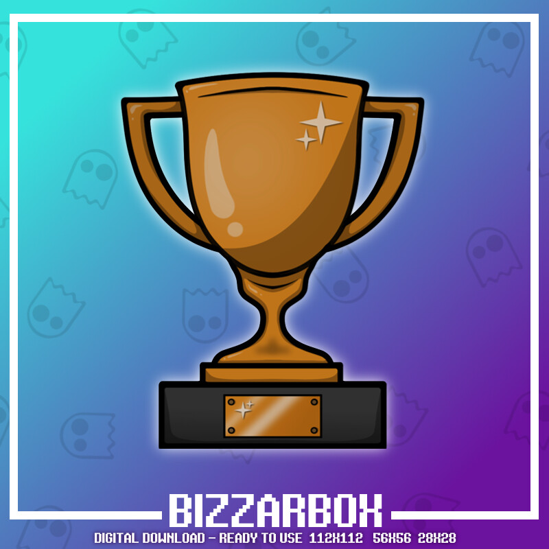 ArtStation - Twitch Emote: Bronze Trophy | Artworks