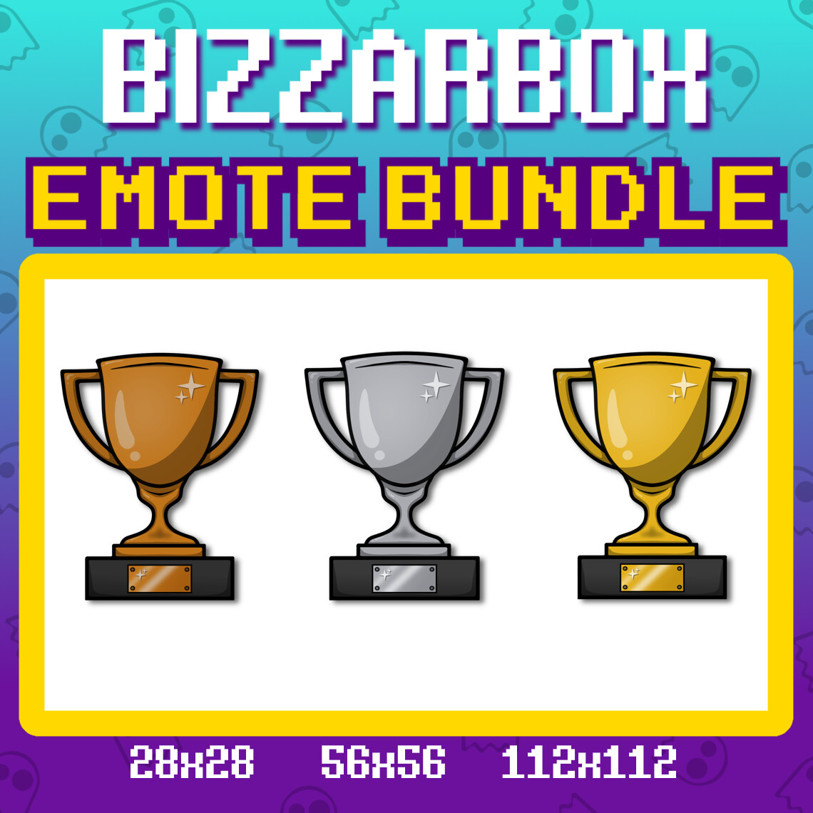 ArtStation - Twitch Emote Bundle: Trophies | Artworks