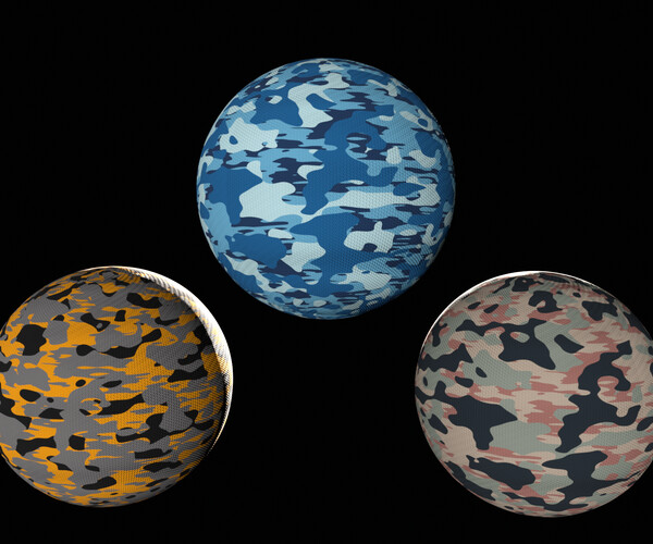 ArtStation - Military Camouflage procedural pattern Material | Resources