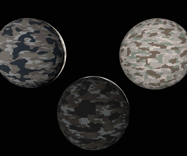 ArtStation - Military Camouflage procedural pattern Material | Resources