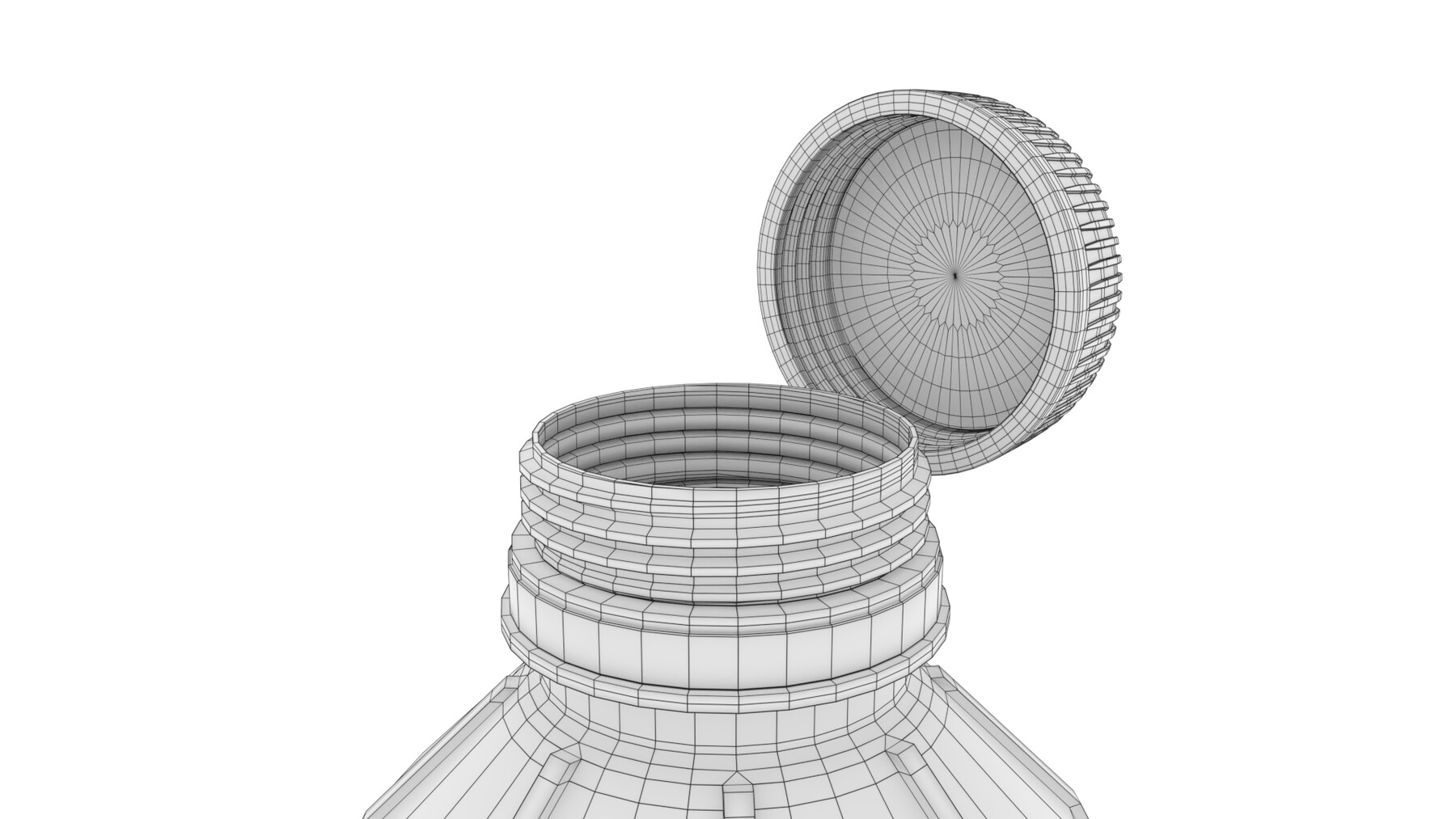 ArtStation - 3D Model: Plastic Water Bottle Big | Resources