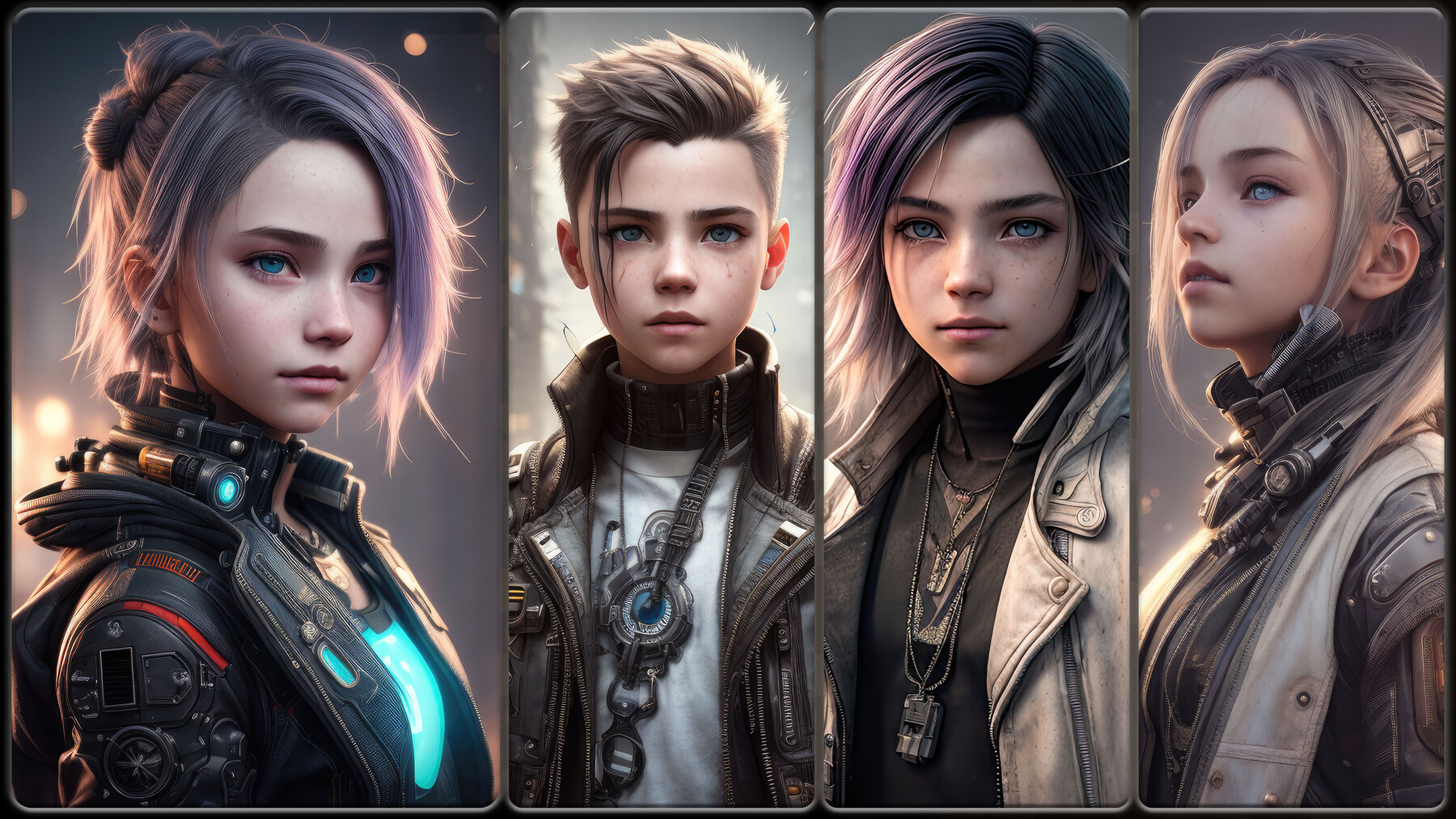 ArtStation - 220 Realistic Cyberpunk Kid Reference Pack | 4K | v.3 ...