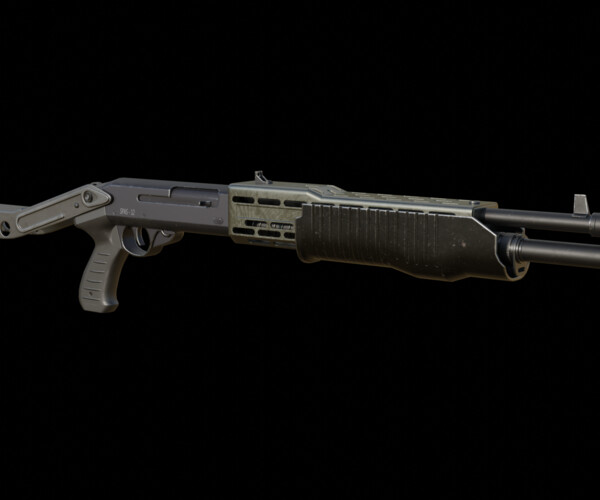 ArtStation - Franchi Spas 12 | Game Assets