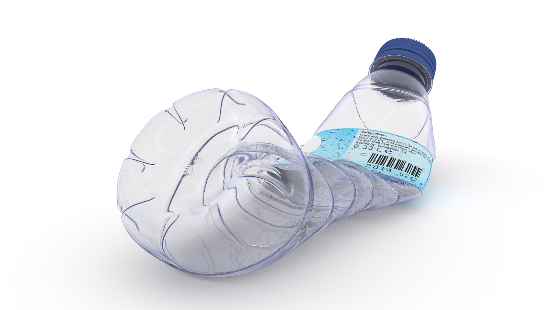 ArtStation - 3D Model: Plastic Water Bottle Collection | Resources