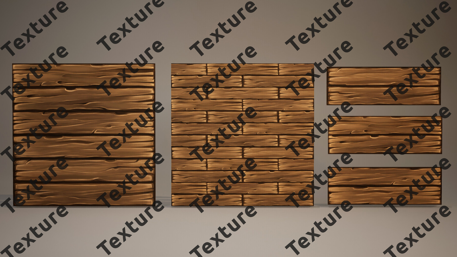 ArtStation - Wood Handpaint Texture | Game Assets