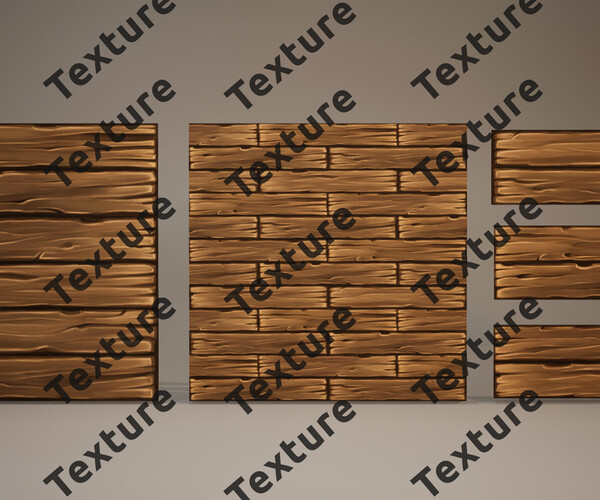 ArtStation - Wood Handpaint Texture | Game Assets