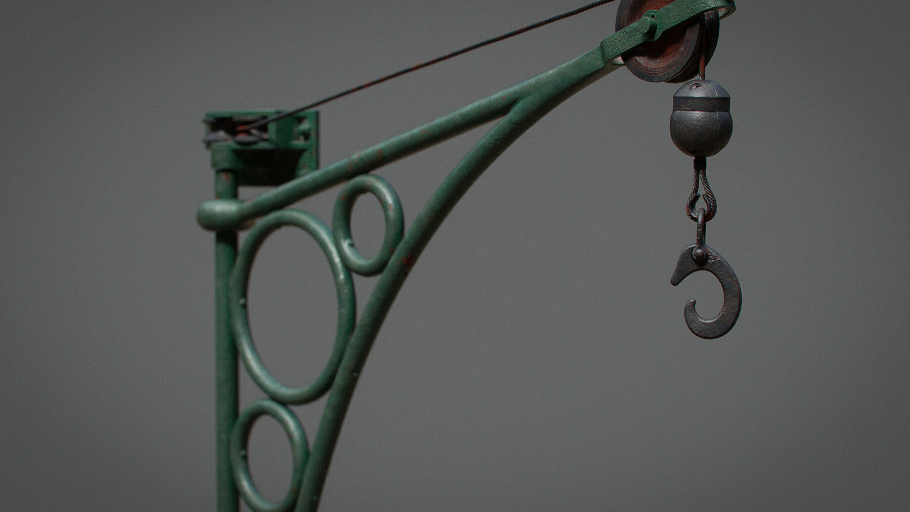 ArtStation - Victorian Wharf Wall Hoists Cranes Set | Resources