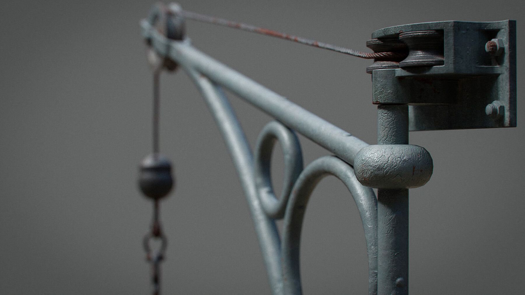 ArtStation - Victorian Wharf Wall Hoists Cranes Set | Resources