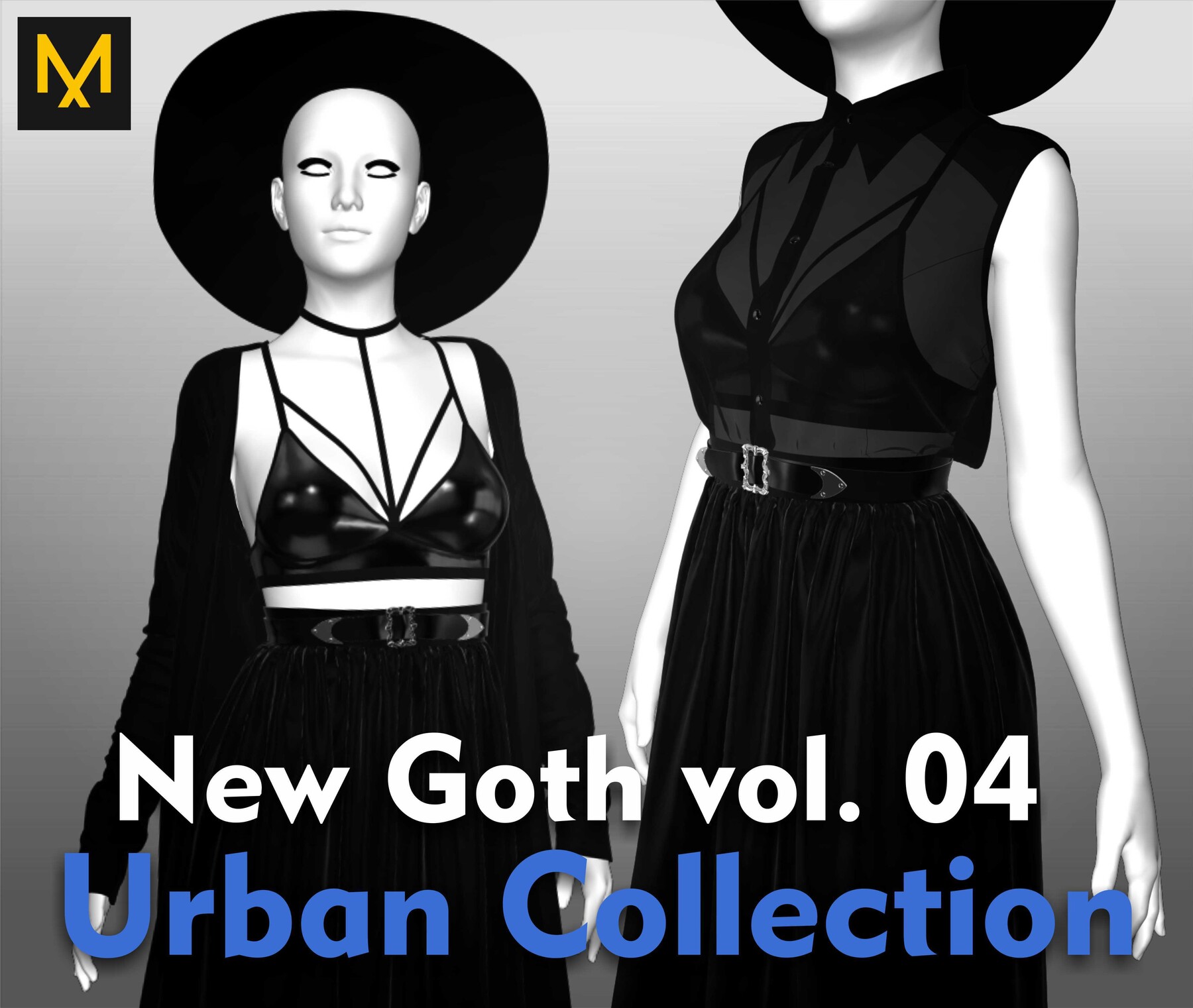 ArtStation - New Goth Outfit vol.04 - Urban Collection | Resources
