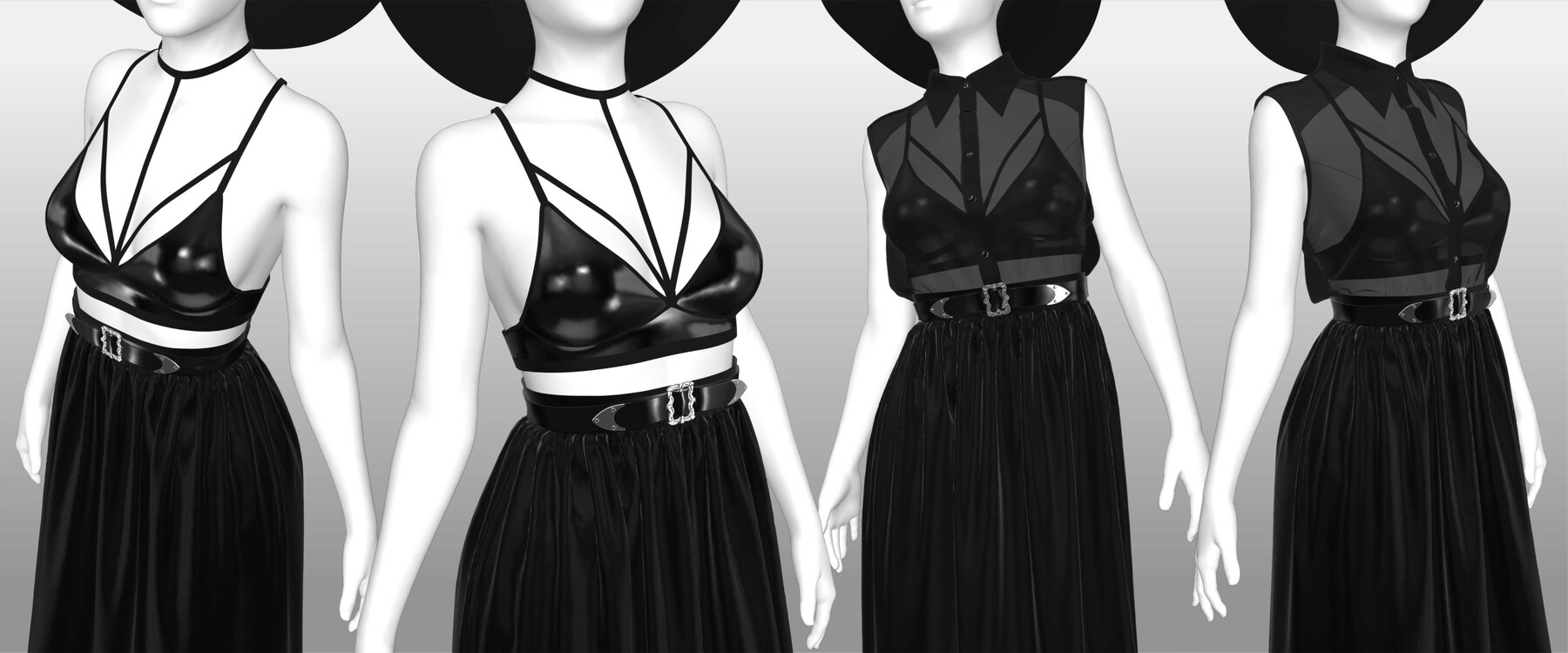 ArtStation - New Goth Outfit vol.04 - Urban Collection | Resources