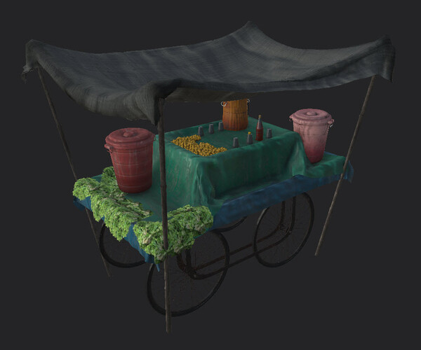 ArtStation - Lemon Water Cart | Resources