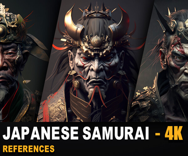 ArtStation - 213 Realistic Japanese Samurai Reference Pack | 4K | v.2 ...