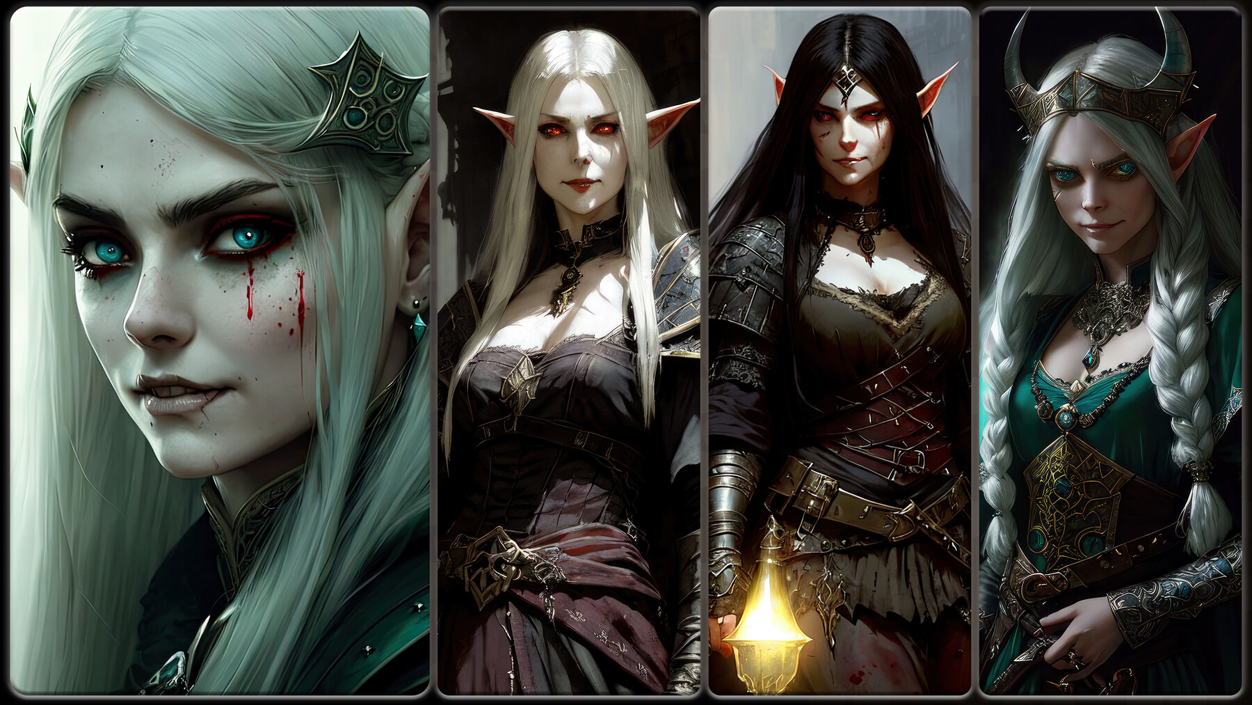ArtStation - 150 Fantasy Demonic Female Elf Reference Pack | 4K | v.1 ...