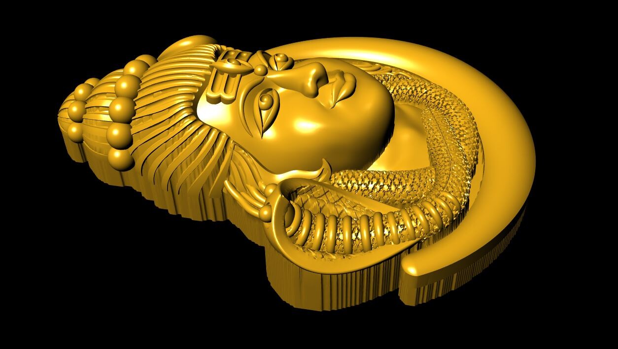 ArtStation - Shiva Pendant |shiva CAD file | shiva jewelry file ...