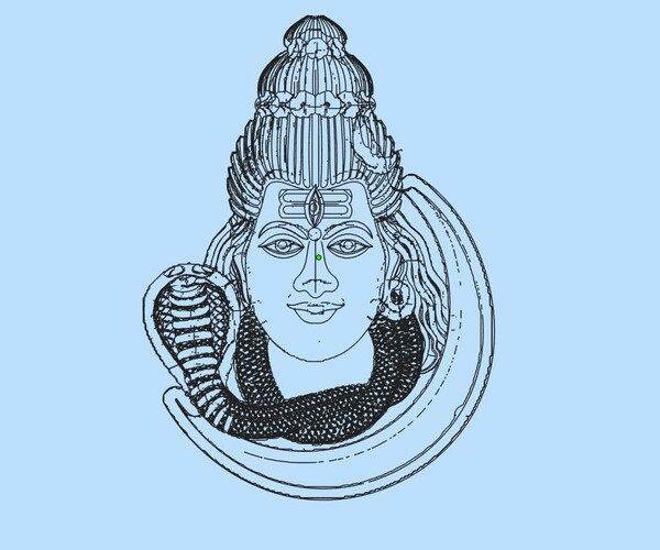 ArtStation - Shiva Pendant |shiva CAD file | shiva jewelry file ...