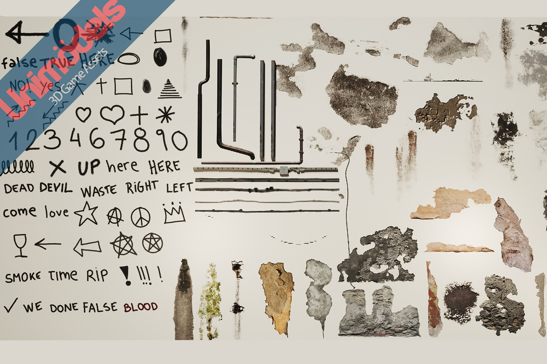 ArtStation - Amazing Decals Vol. 8 | Game Assets