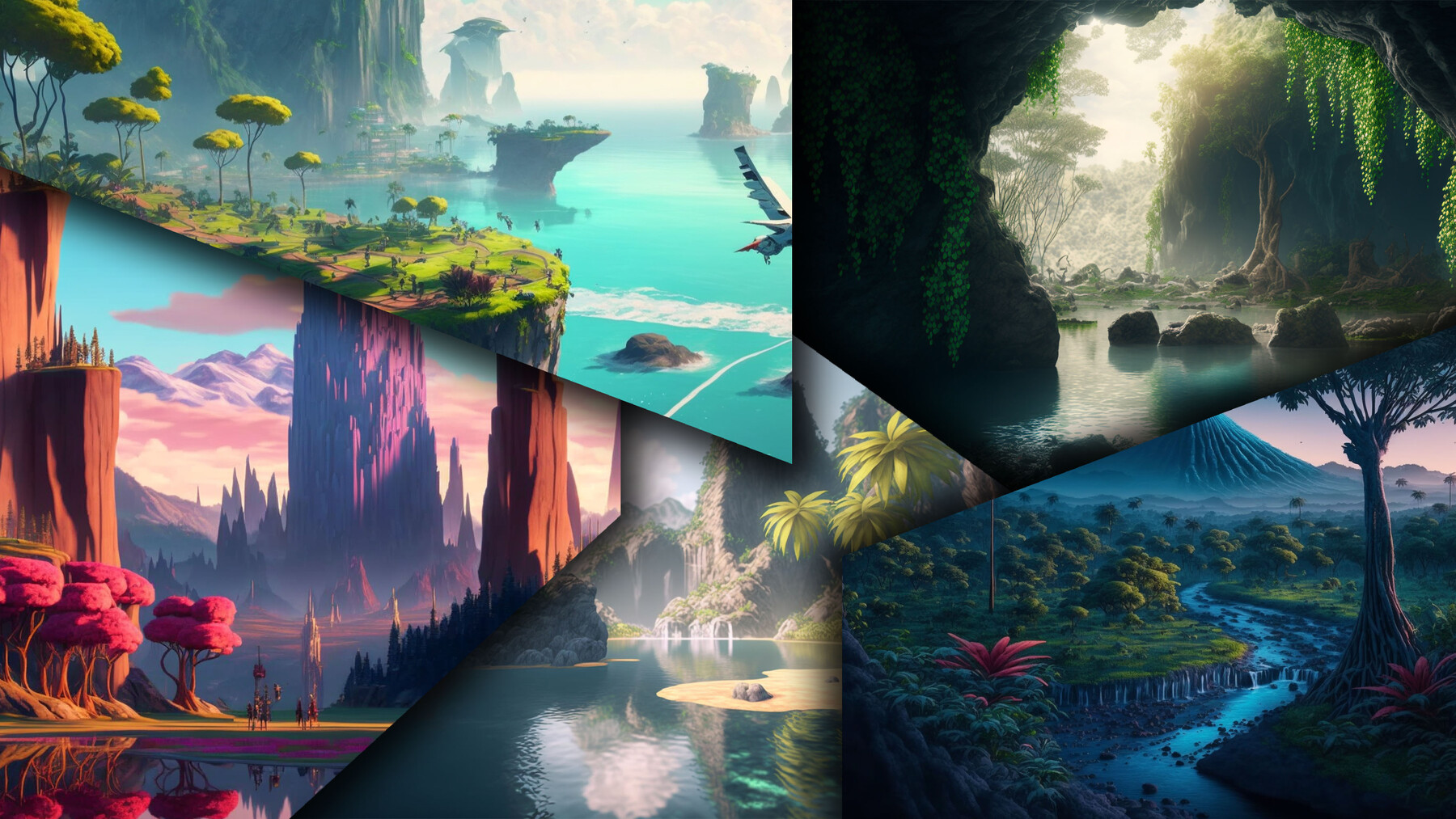 ArtStation - 135 Fantasy Environment v3 (More Than 8K Resolution ...