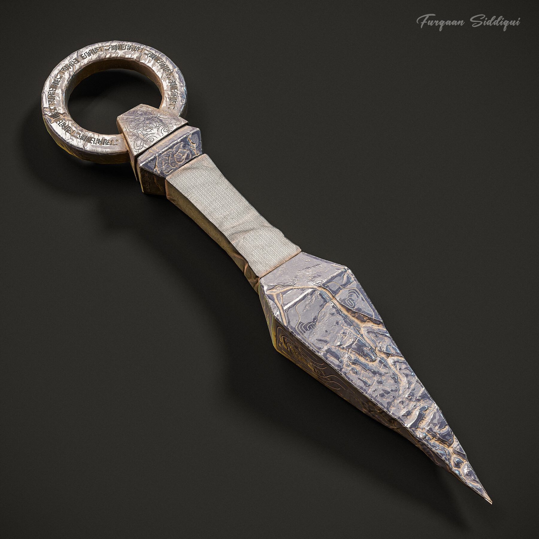 ArtStation - Realistic Ancient Dagger PBR | Game Assets