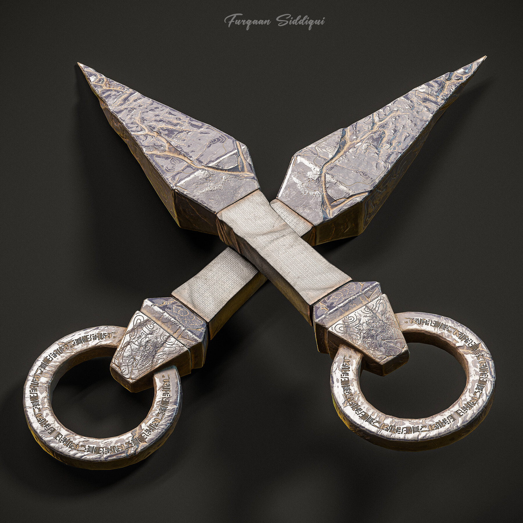 ArtStation - Realistic Ancient Dagger PBR | Game Assets