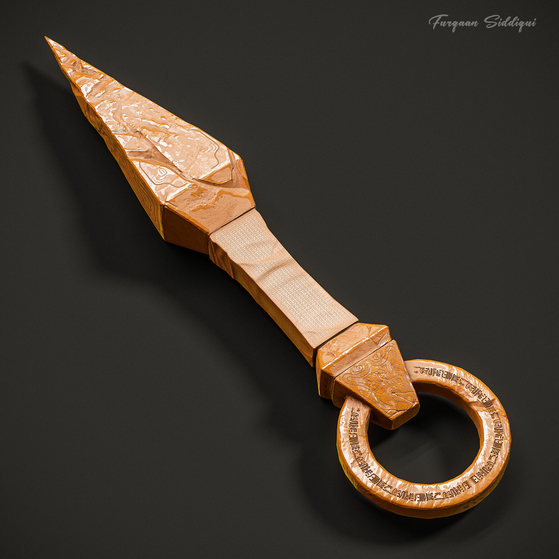 ArtStation - Realistic Ancient Dagger PBR | Game Assets