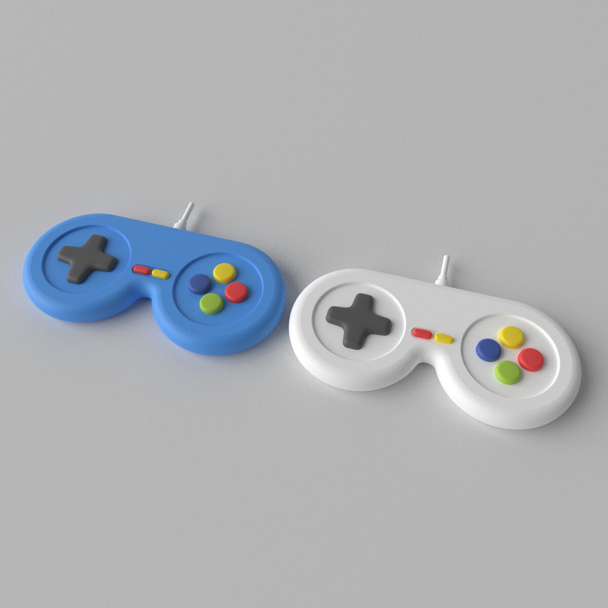 ArtStation - Cartoon Game Controller 1 3D model | Resources