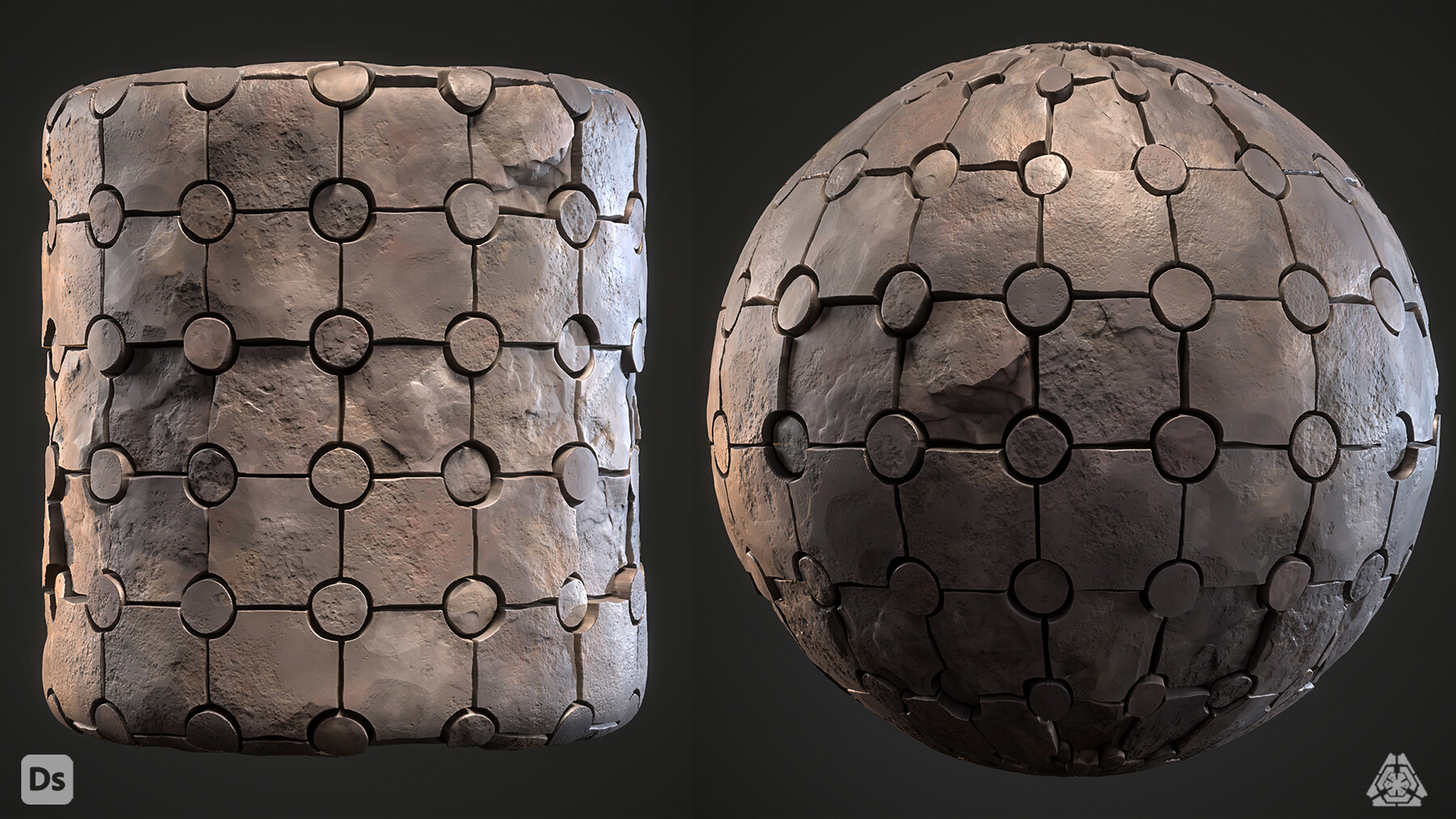 ArtStation - 8 High Quality Stylized Stone Material | Game Assets