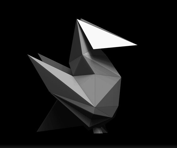 ArtStation - Origami Bird | Game Assets