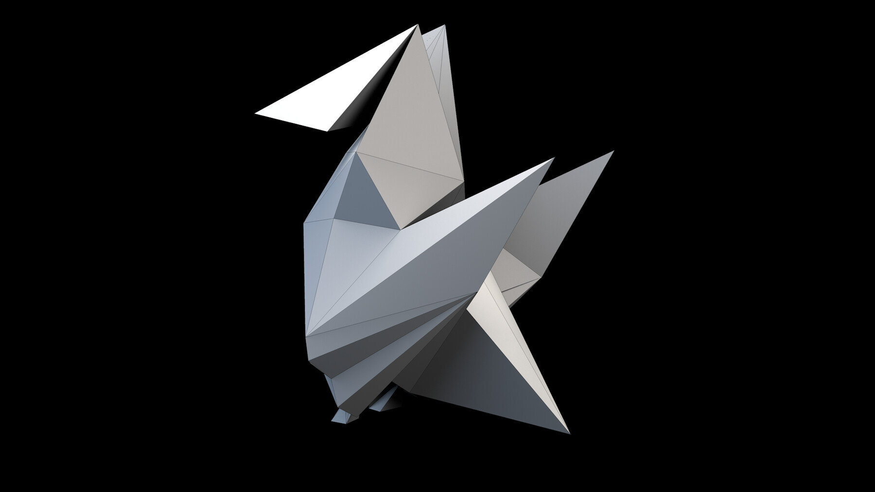 ArtStation - Origami Bird | Game Assets
