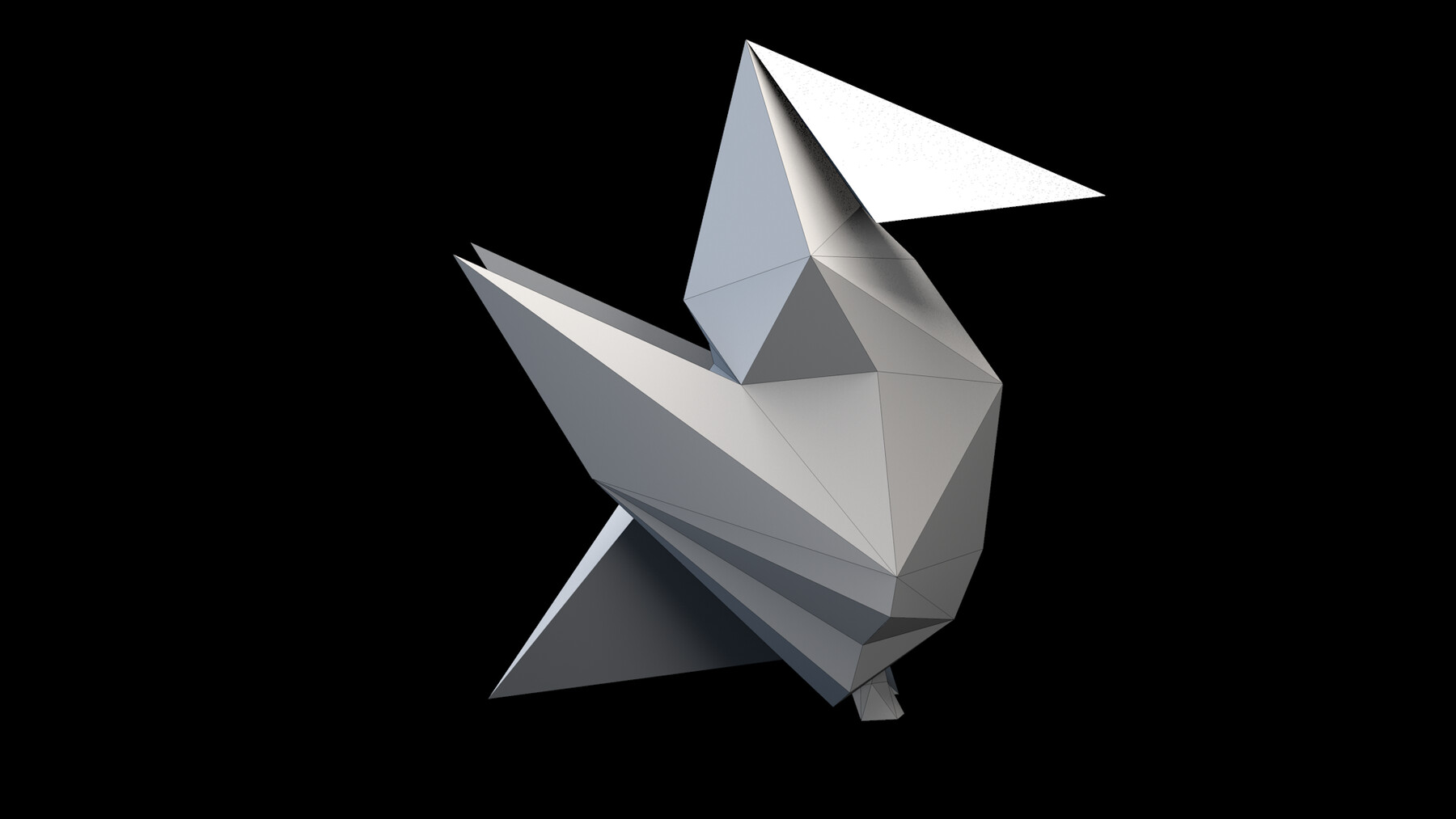 ArtStation - Origami Bird | Game Assets