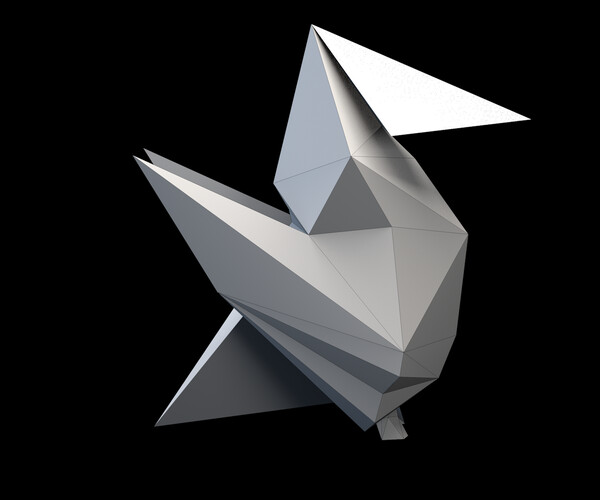 ArtStation - Origami Bird | Game Assets