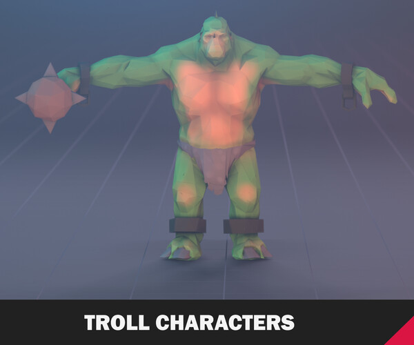 ArtStation - Troll Character | Game Assets