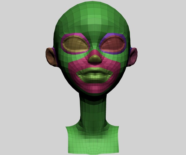 ArtStation - Cartoon Head Basemesh | Resources