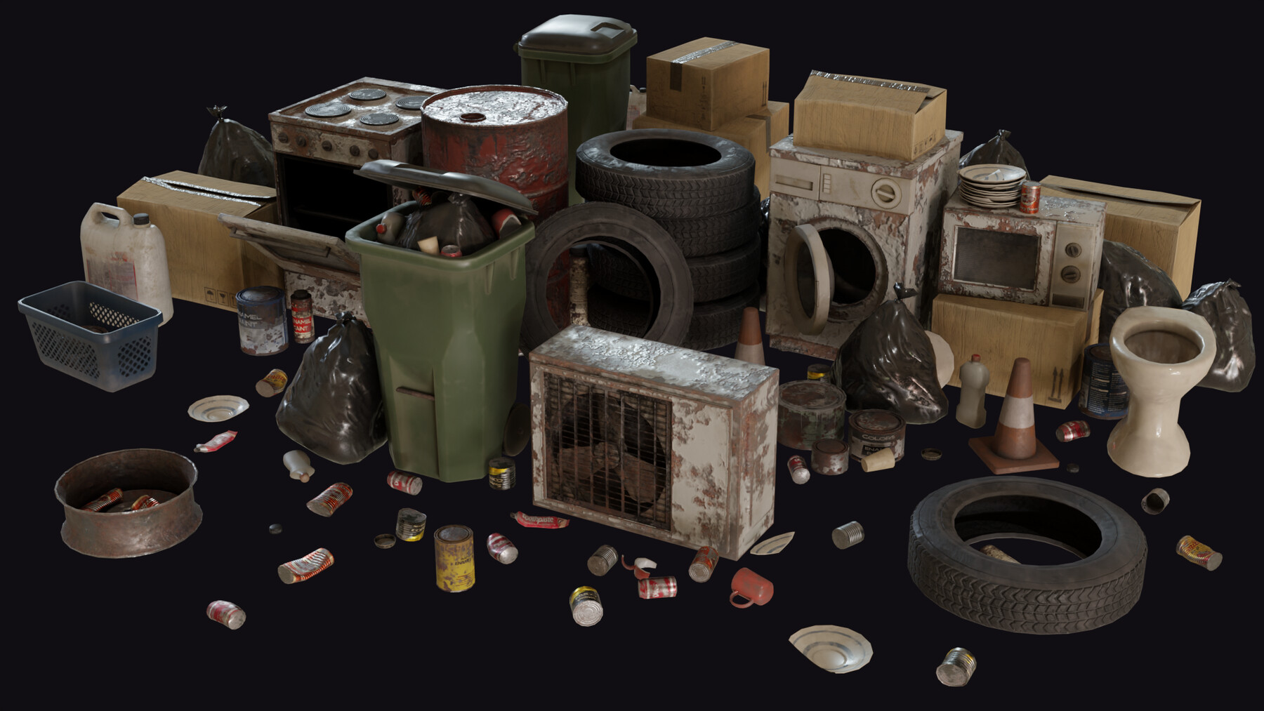 ArtStation - Trash pack | Game Assets
