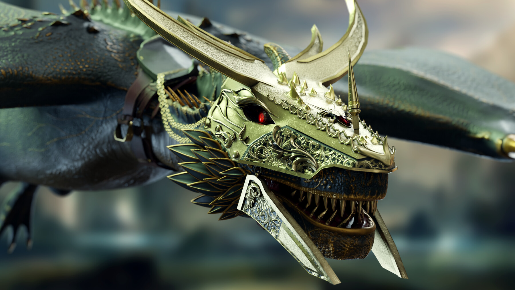 ArtStation - Armored Dragon | Game Assets