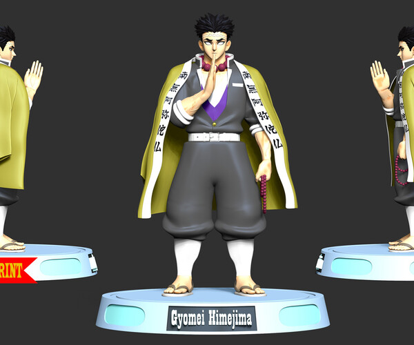 ArtStation - Gyomei Himejima - Demon Slayer | Resources