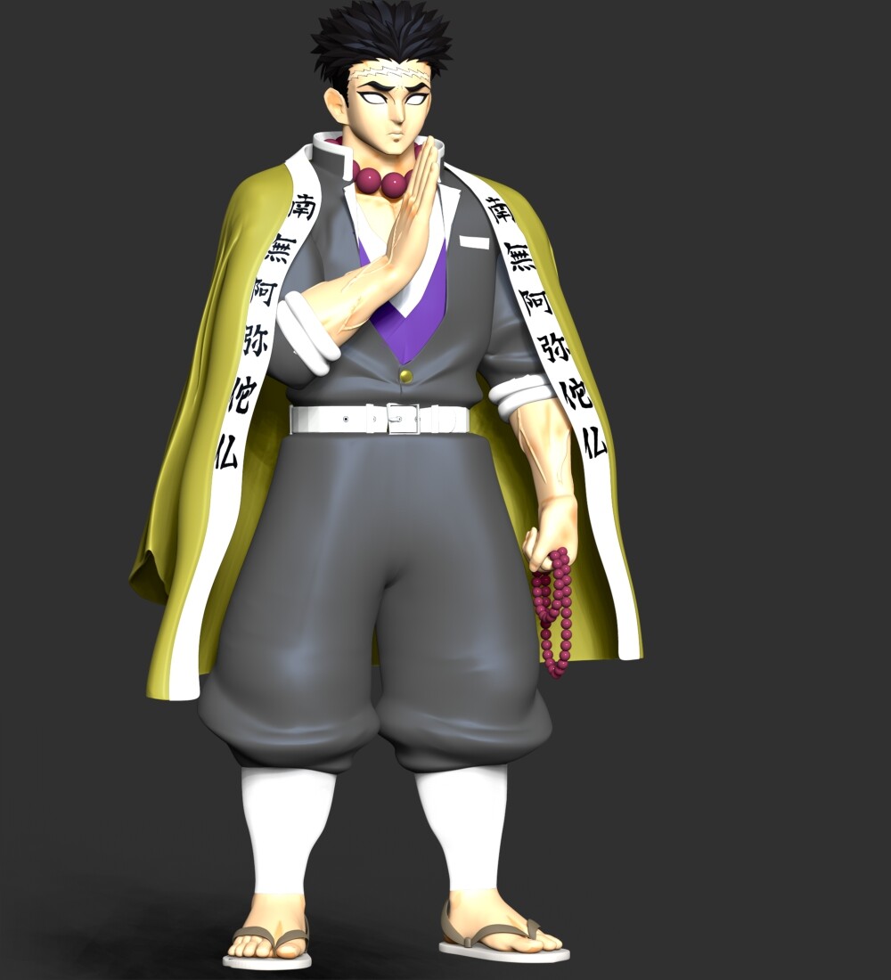 ArtStation - Gyomei Himejima - Demon Slayer | Resources
