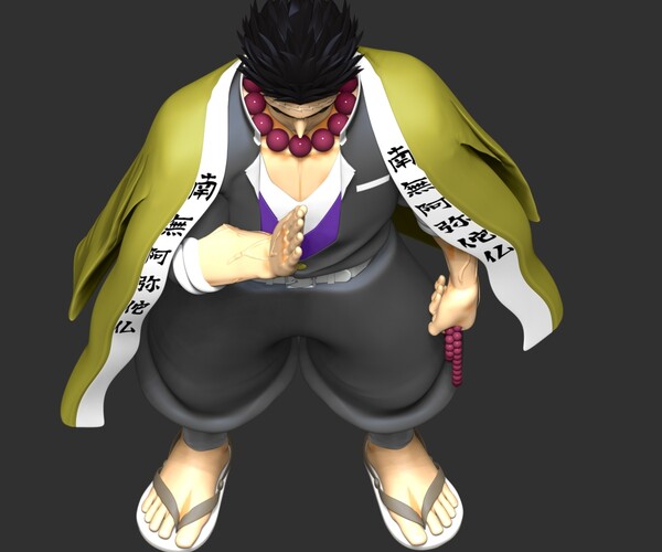 ArtStation - Gyomei Himejima - Demon Slayer | Resources