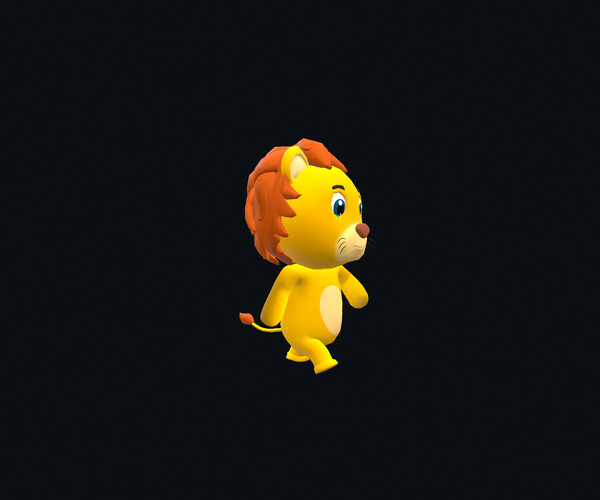 ArtStation - Cartoon Lion Animated | Game Assets
