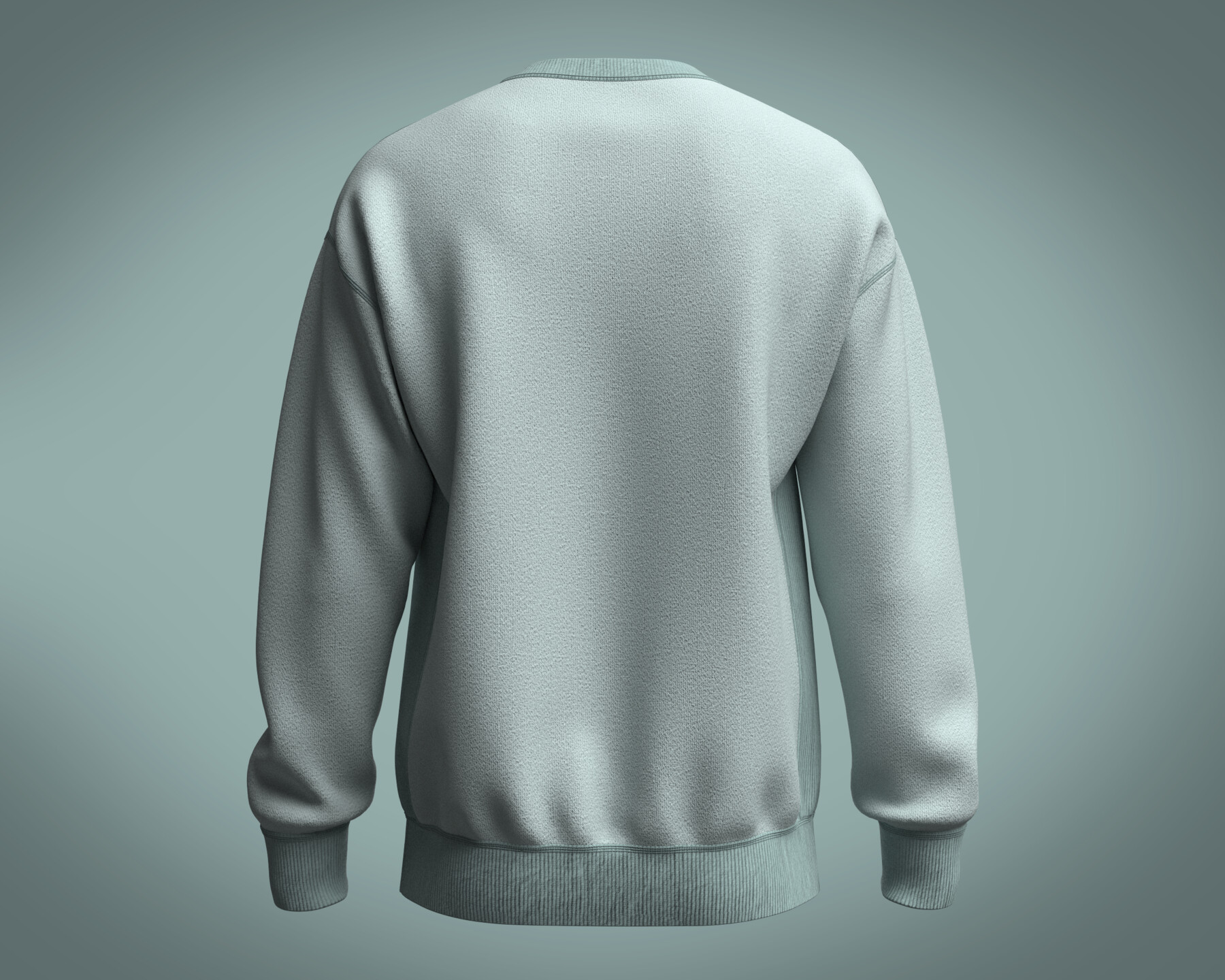 ArtStation - Contrast Ribbed Sweatshirt | Resources
