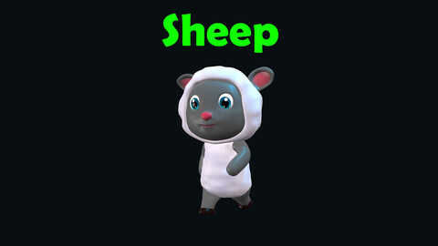 ArtStation - Cartoon Sheep Animated | Game Assets