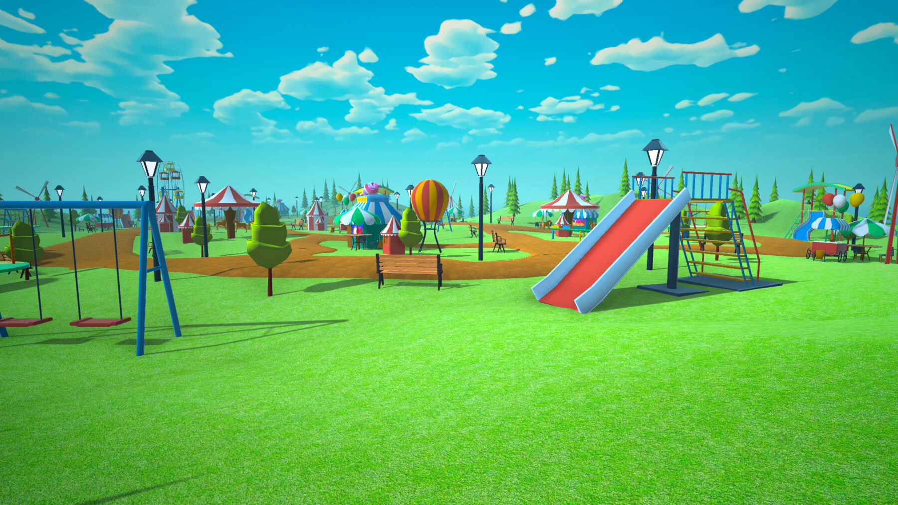 ArtStation - Cartoon Park | Game Assets