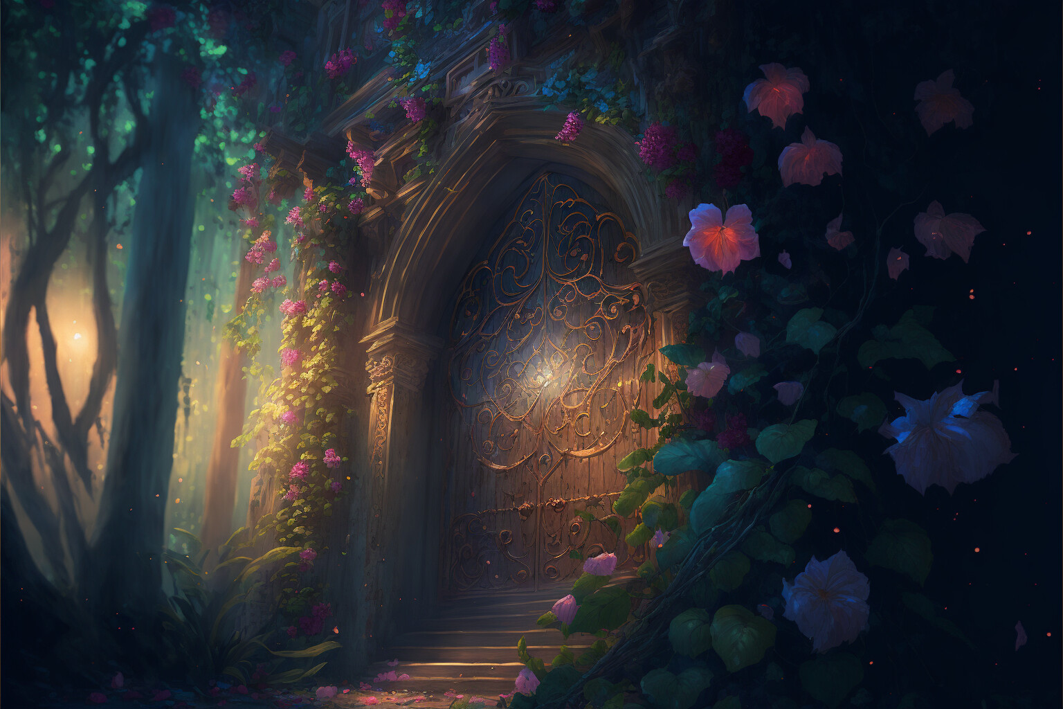 ArtStation - Enchanted Oasis: Exploring Nature's Splendor in a Hidden ...