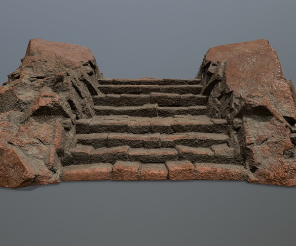 ArtStation - rock stairs | Game Assets