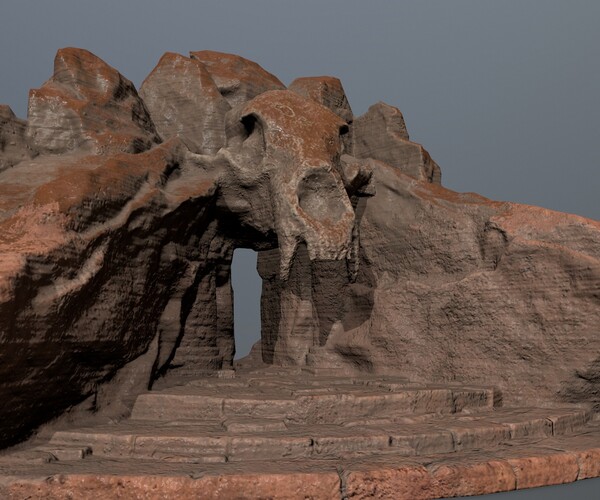 ArtStation - Skull Gate 7 | Game Assets