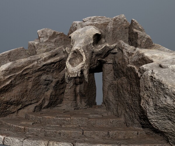 ArtStation - Skull Gate 8 | Game Assets