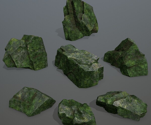 ArtStation - Rock Set 7 | Game Assets