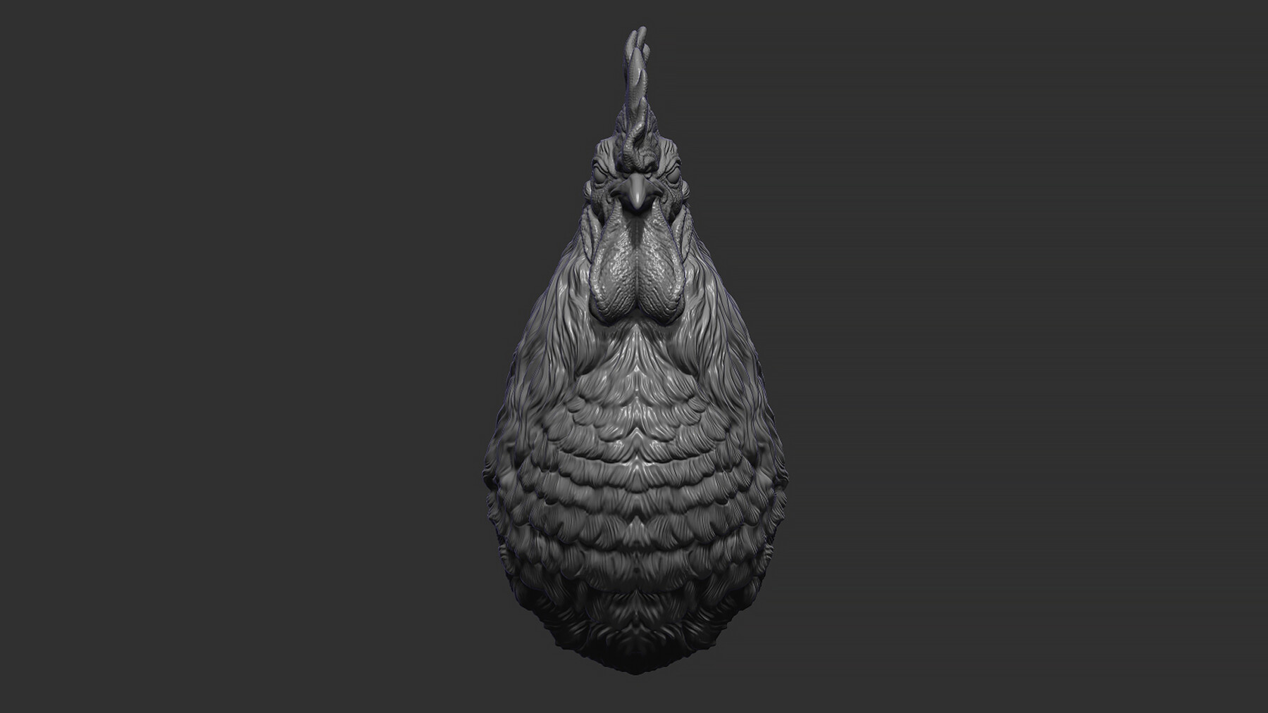 ArtStation - Rooster bust | Resources