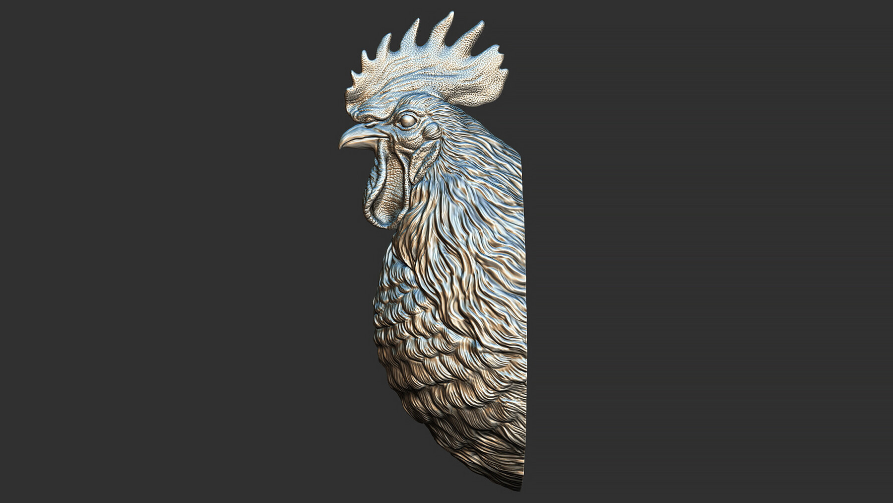 ArtStation - Rooster bust | Resources