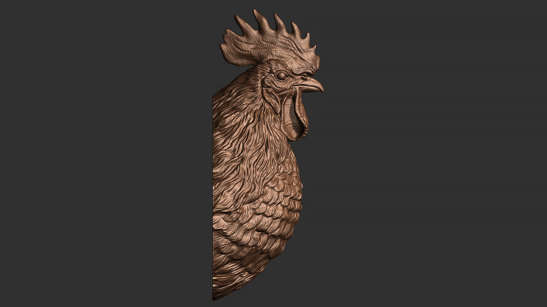 ArtStation - Rooster bust | Resources